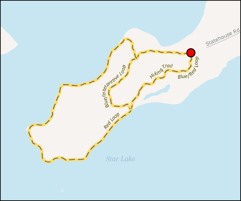 Star Lake Nature Trail - Sayner Star Lake Cloverland